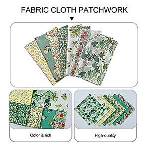 PRETYZOOM 7pcs Sewing Floral Fabric DIY Patchwork Bundle Craft Quilting Cotton Cloth Party Supplies