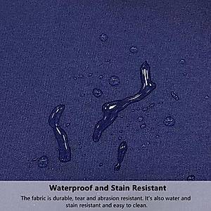 Gollense Porch Swing Cushions, 3 Seat Outdoor Swing Cushion Replacement with Backrest, 60 x 40 x 4 Inches Bench Cushion with 8 Ties for Outdoor Furniture for Patio, Backyard, Garden, Dark Grey