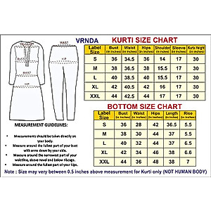 Vrnda Indian Chikankari Cotton Kurtis For Women Summer Dress Tunic Top Pant Set Pakistani Salwar Suit- Kameez (L-White)