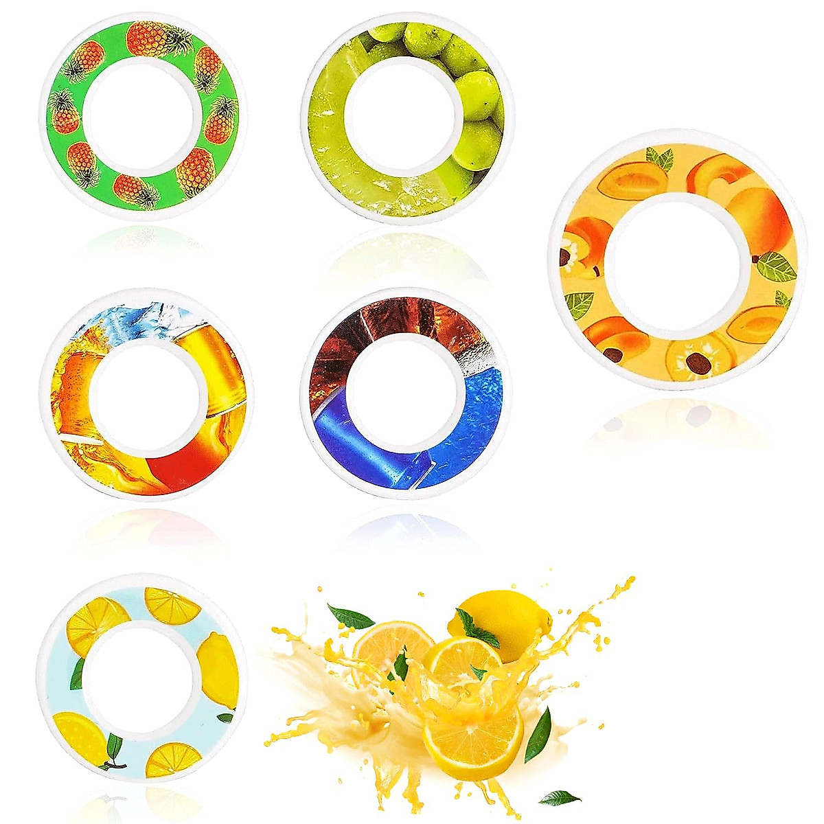 MANMANTAO 7Pcs Water Bottle with Flavor Pods, Fruit Fragrance Pods Water Bottle, Scent Water Cup, Sports Water Cup Suitable for Gym and Outdoor Gift