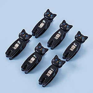 Cat Chip Clips, Paper Clamp, Chip Food Storage Bag Seal Clamp, Plastic Chip Bag Clip Kitchen Clips Multifunctional Small Clips for Bread Bag