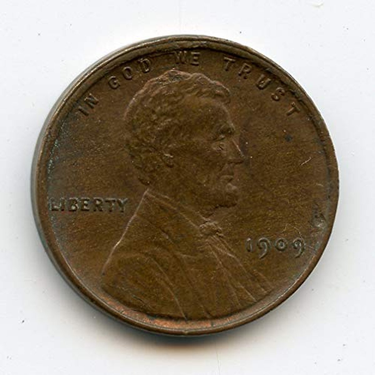 1909 Lincoln VDB Error Cent Choice About Uncirculated