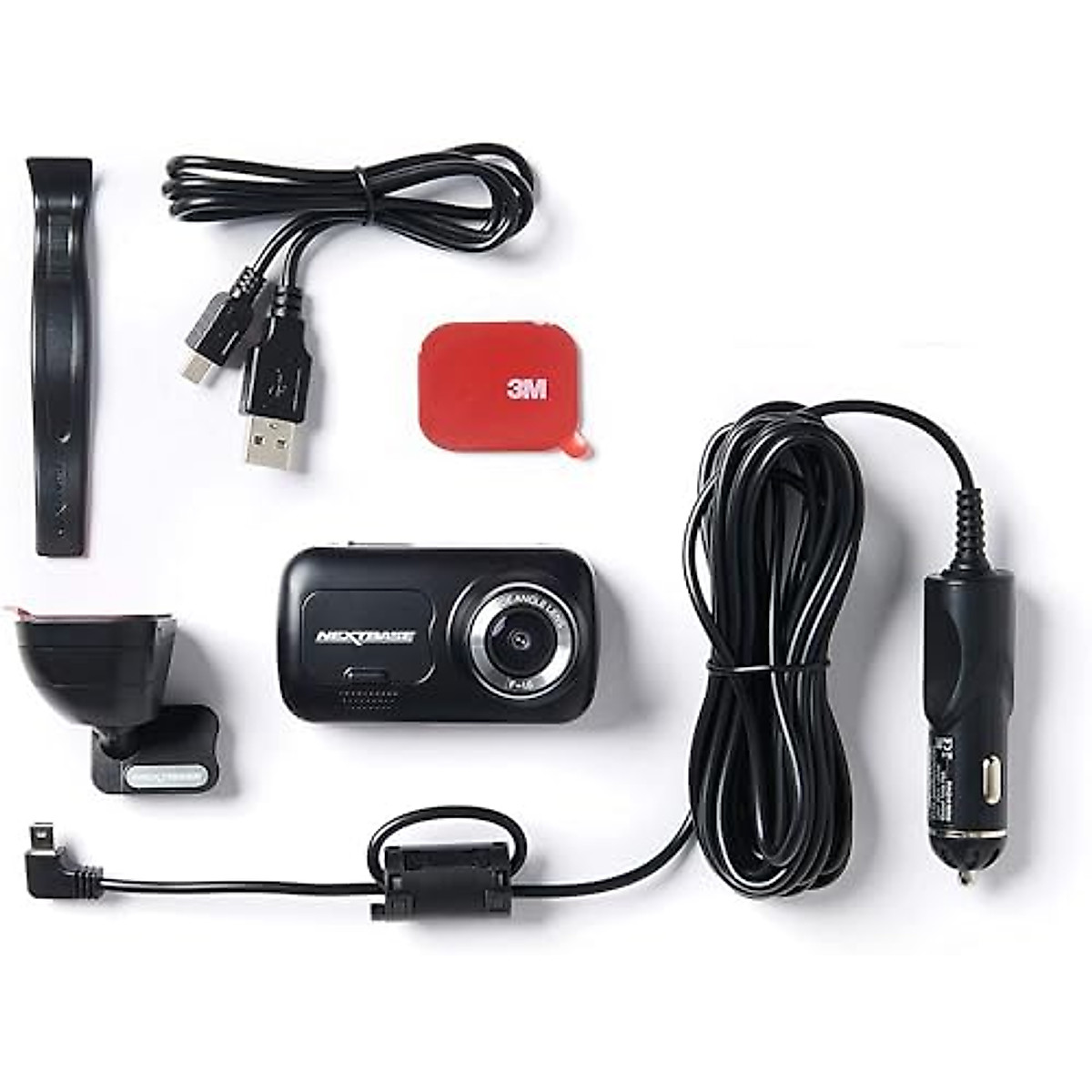 Nextbase 222G Dash Cam - Full 1080p/30fps HD Loop Recording In Car Camera- 10Hz GPS for Speed, Location and Time Recording- Mini Screen- 6 Lane Wide View- Parking Mode- Motion Detection- Powered Mount