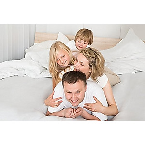 Sweet Home Collection Supreme 1800 Series 4pc Bed Sheet Set Egyptian Quality Deep Pocket - King, White