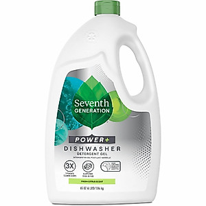 Seventh Generation Ultra Power Plus Auto Dish Gel, Fresh Citrus Scent, 65 Ounce
