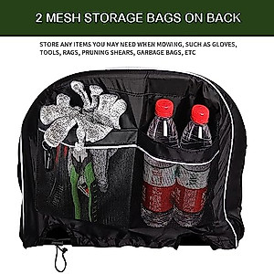 Riding Lawn Mower Seat Cover, Heavy Duty Polyester Oxford Tractor Seat Cover with Padded Cushion Surface, Durable Seat Cover Fits Craftsman,Cub Cadet,Kubota Lawn Mower Tractor (M-NonArmrests)