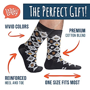 I'd Rather Be Drinking Whiskey Socks - Unique Whiskey Gift for Men Who Have Everything - Unisex One Size