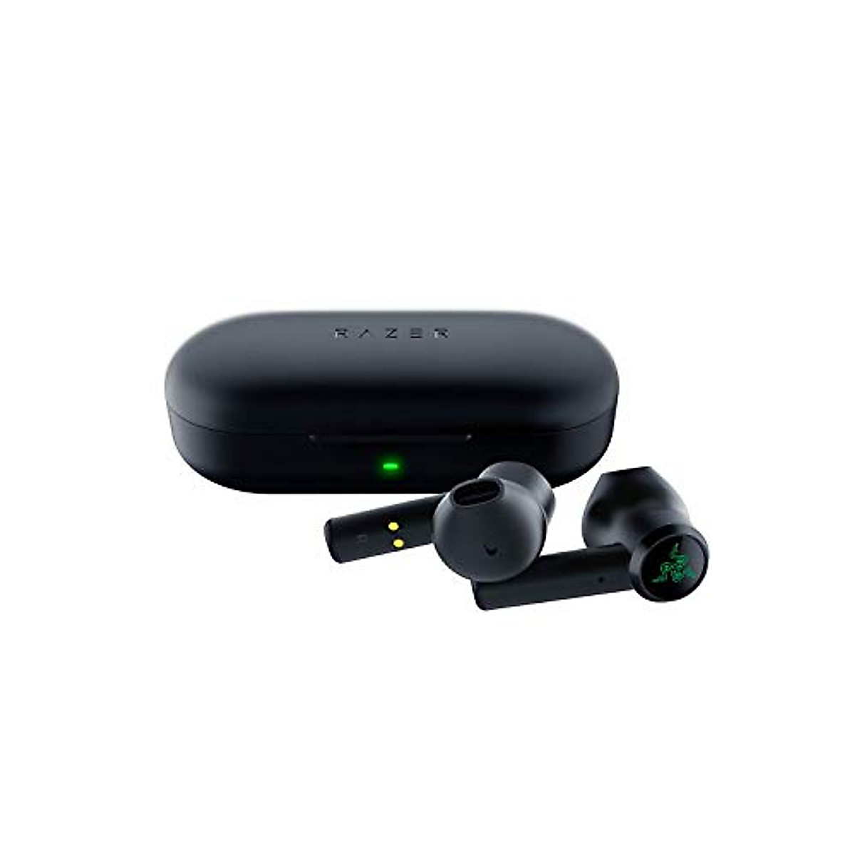 Razer Hammerhead True Wireless Bluetooth Gaming Earbuds: 60ms Low-Latency - IPX4 Water Resistant - Bluetooth 5.0 Auto Pairing - Touch Enabled - 13mm Drivers - Classic Black