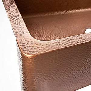 Vintage Tub & Bath 36 Inch Copper Single Bowl Apron Farmhouse Sink