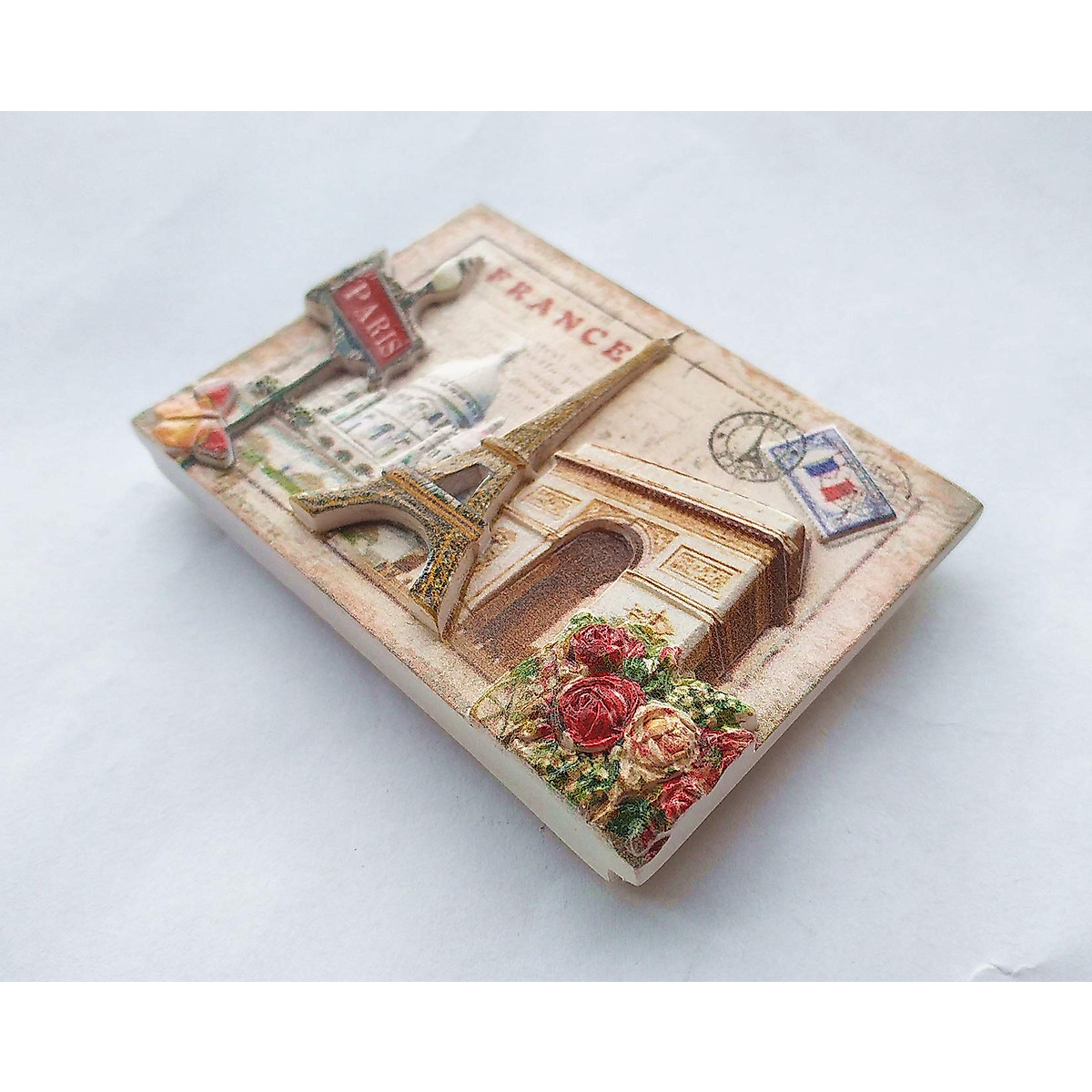 Paris France 3D Fridge Magnet Souvenir Gift,Home & Kitchen Decoration Magnetic Sticker Paris France Refrigerator Magnet Collection