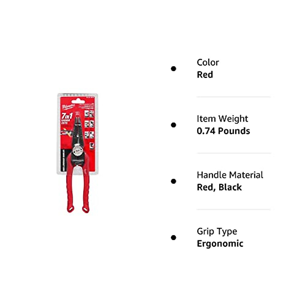 Milwaukee 48-22-3078 7IN1 High-Leverage Combination Pliers
