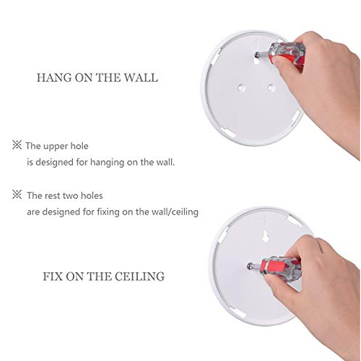 OkeMeeo [#1] Google WiFi Wall Mount - Ceiling Mount Holder for Google WiFi Mesh System 2016 and 2020, Space Saving and Enlarging Coverage, Reinforced and Perfect Unity (3-Pack)