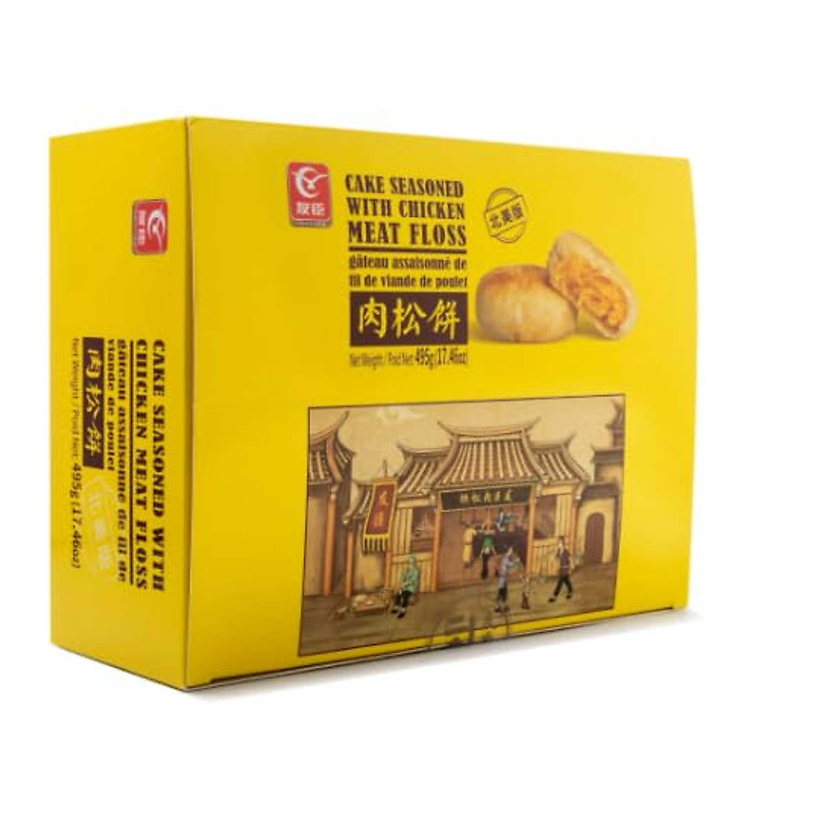 Dakoli Vietnam Youchen Cake Seasoned with Chicken Meat Floss 15pcs - 17.46 Oz (495 g) - Pack of 1