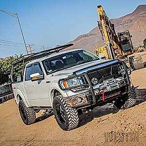 Westin 57-92505 Black HDX Winch Mount Grille Guard fits 2009-2014 F-150 (Excl. Raptor, Harley Davidson)