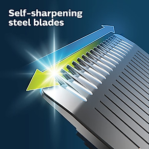 Philips Norelco Multigroom Series 9000 - 21 piece Men's Grooming Kit for beard, body, face, nose, ear hair trimmer w/ premium storage case, MG9510/60