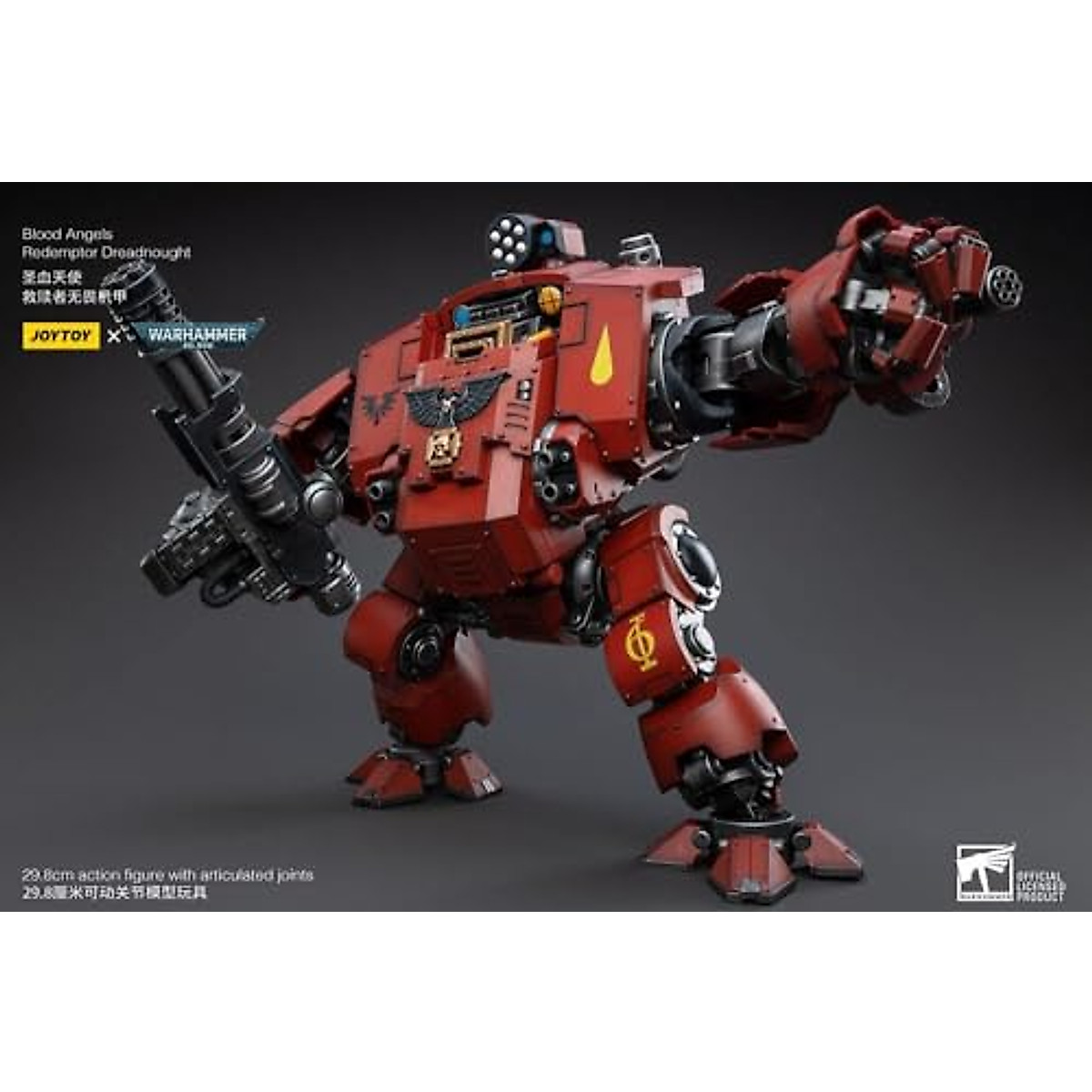 BLOOMAGE JOYTOY (BEIJING) TECH Warhammer 40k: Blood Angels Redemptor Dreadnought 1:18 Scale Figure