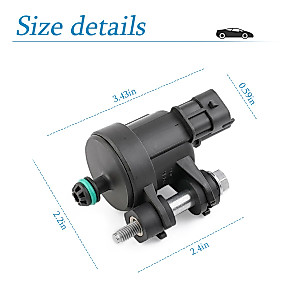 AUCELI Car Vapor Canister Purge Valve, GM Original Equipment 12610560 55593172 12661763 0280142481 12690512 Canister Purge Solenoid Compatible with Excelle, Regal. Lacrosse, Verano, Encore