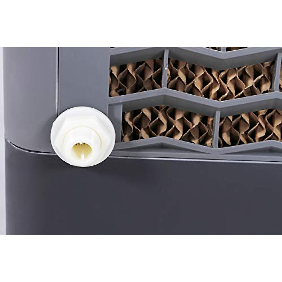 Portable Swamp Coolers - 3100 CFM MC37M Evaporative Air Cooler with 3-Speed Fan - Water Cooler Fan 950 sq. ft. Coverage High Velocity Outdoor Cooling Fan Swamp Cooler by Hessaire - Gray