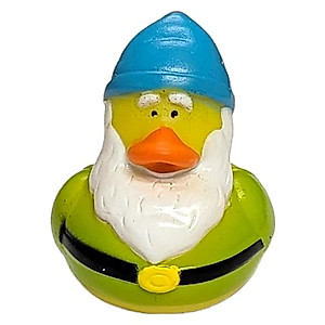 Cool Winter Holiday Christmas Rubber Ducks (2") Standard Size. (12 Pack) Cute Duck Bath Tub Pool Toys. (Gnome Rubber Ducks)