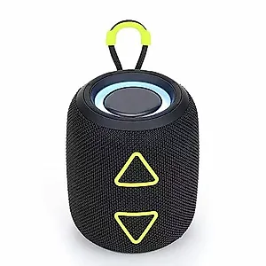 TGUCITESEN Bluetooth Portable Speaker,Wireless Bluetooth Speakers V5.1USB Card,Wireless Speakers with Bluetooth,Micro SD Card,for Outdoor,Travel,Beach,Camping,Indoor Black (X1)