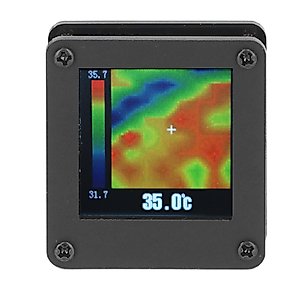Walfront AMG8833 8x8 Infrared Thermal Imager Module with Shell IR Thermal Imaging Camera Module 7m Maximum Sensing Distance Handheld Array Temperature Measurement Sensor
