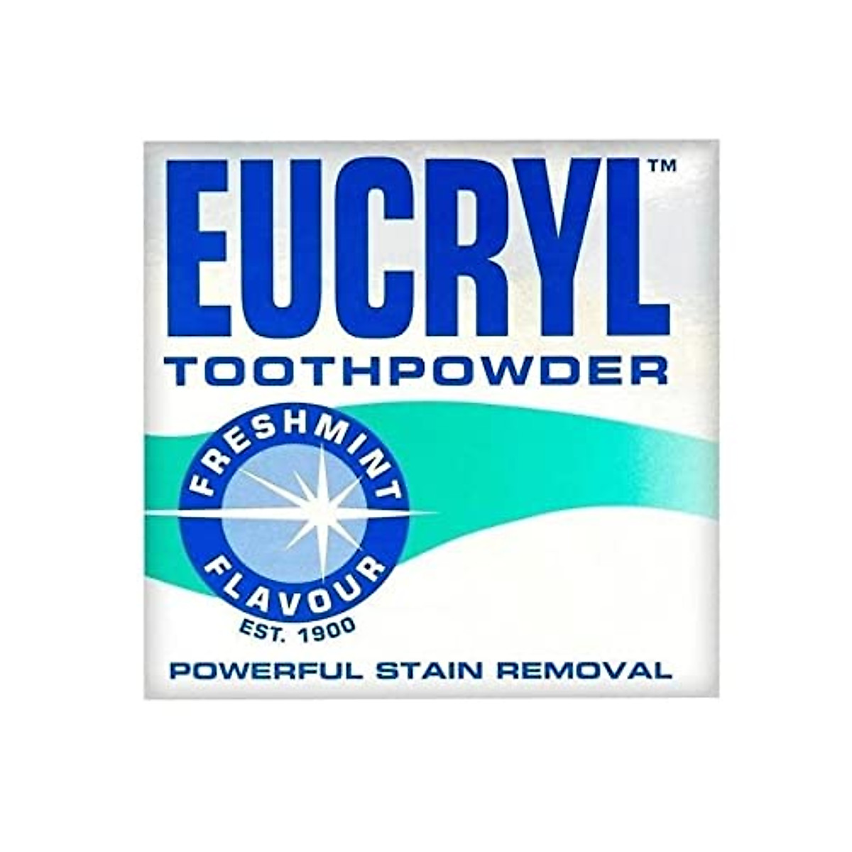 Eucryl Smokers Tooth Powder Freshmint Flavour (50g) - Pack of 2
