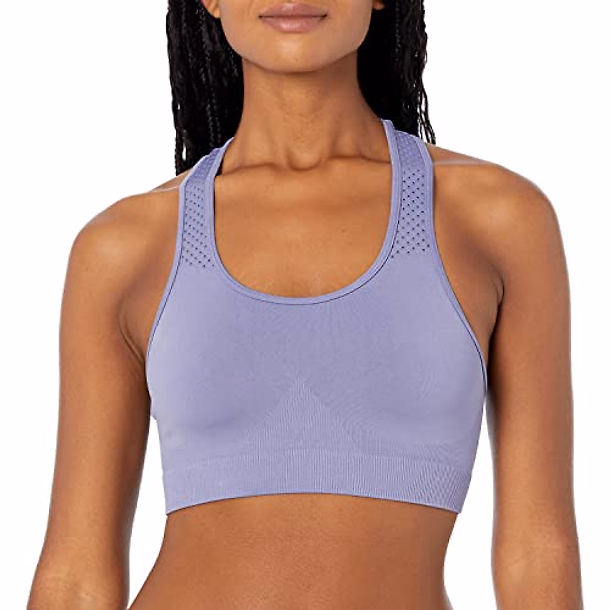 Pretty Polly Women's Eco Active Wear Crop Top, Purple (Blueberry), Small/Medium