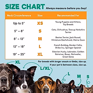 BENCMATE Protective Inflatable Collar for Dogs and Cats - Soft Pet Recovery Collar Does Not Block Vision E-Collar (Large, Grey)