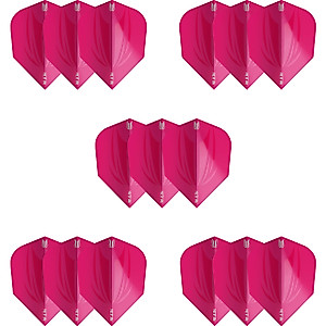Target Darts 5 x Sets of ID Pro. Ultra Pink No.6 Dart Flights - 15 in Total