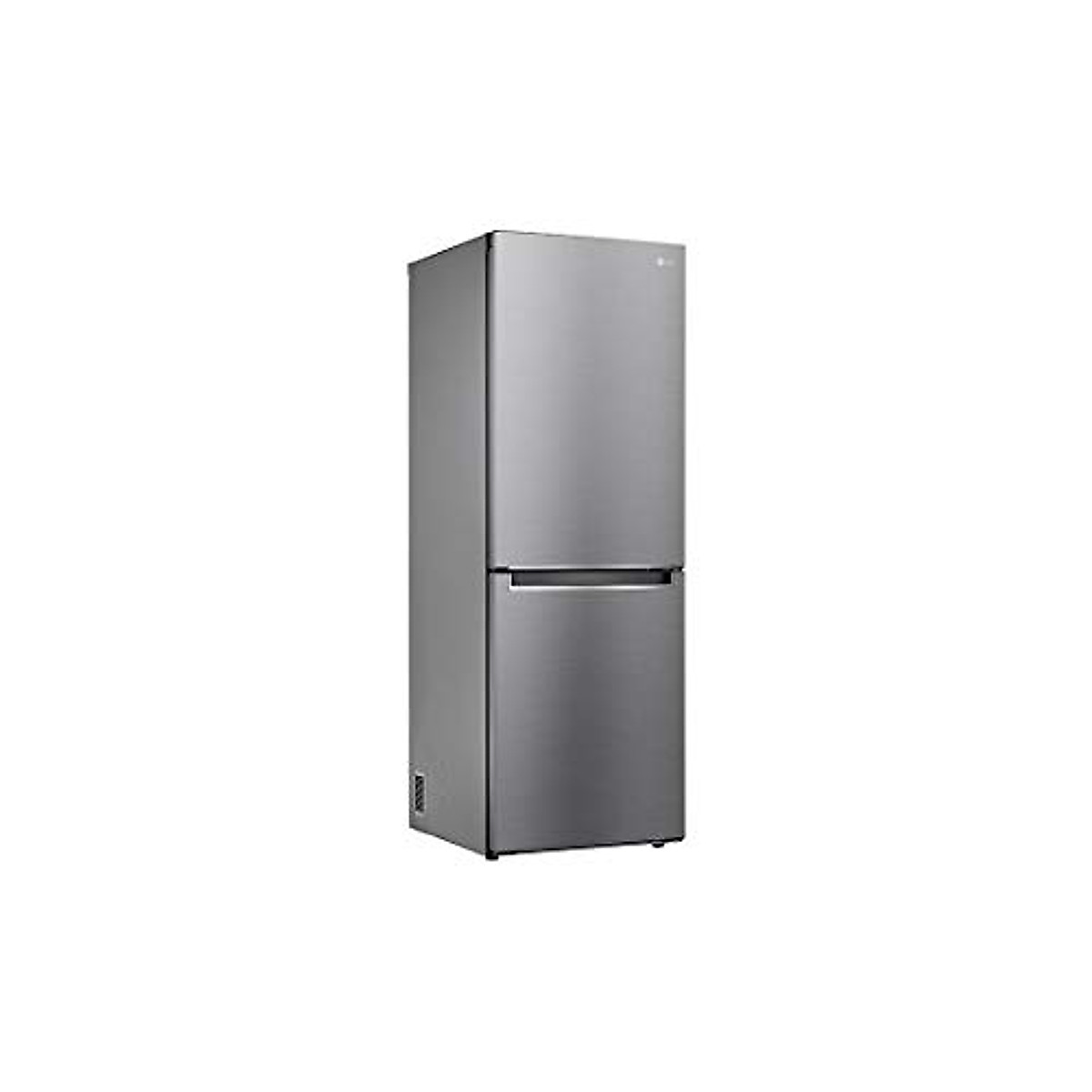 LG LRBNC1104S 24" Bottom Freezer Refrigerator with 10.8 Cu. Ft. Capacity, Door Cooling+, Smart Inverter Compressor, Tempered Glass Shelves, Digital Controls, PrintProof™ Finish, ENERGY STAR® Qualified