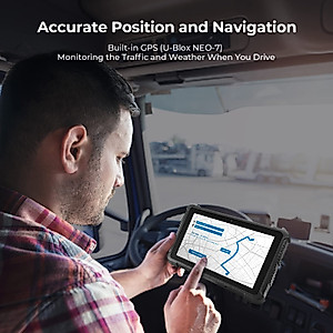 MUNBYN Rugged Tablet IRT05, 10.1 inch Windows 10 Pro Rugged Tablet, 4G LTE, GPS, Water-Proof, 700nit Sunlight Readable Work Tablet, 10000mAh Battery, 4GB RAM/128GB ROM, BT4.2 Wi-Fi for Enterprise Work