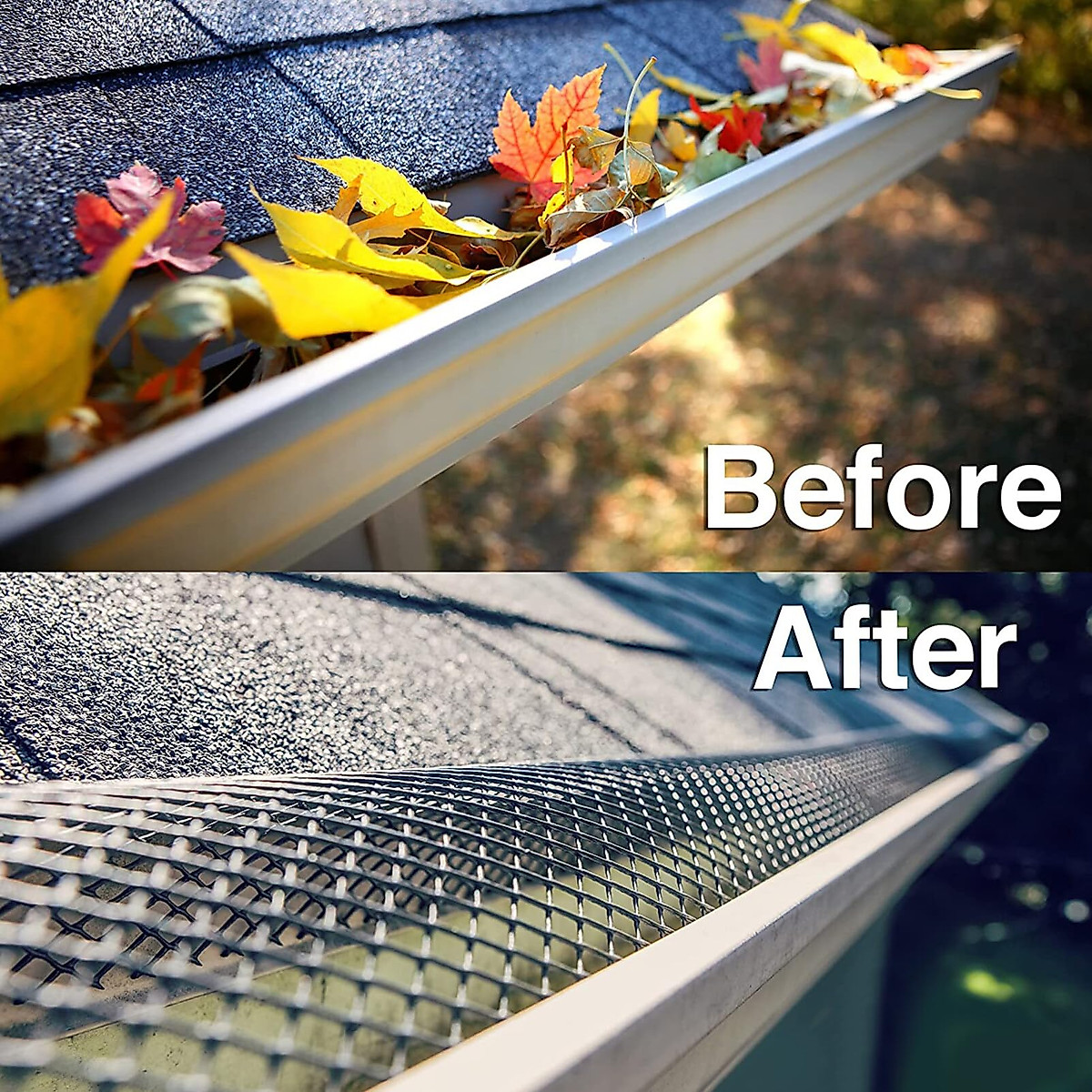 Floor Net Cover Gutter Guard Gutter Screens Plastic Mesh Tree Guards Leaf Guards for Gutters Leaf Filter Gutter Mesh Gutter Cover Plastic Netting Plastic Screen Gutter Leaf Guards