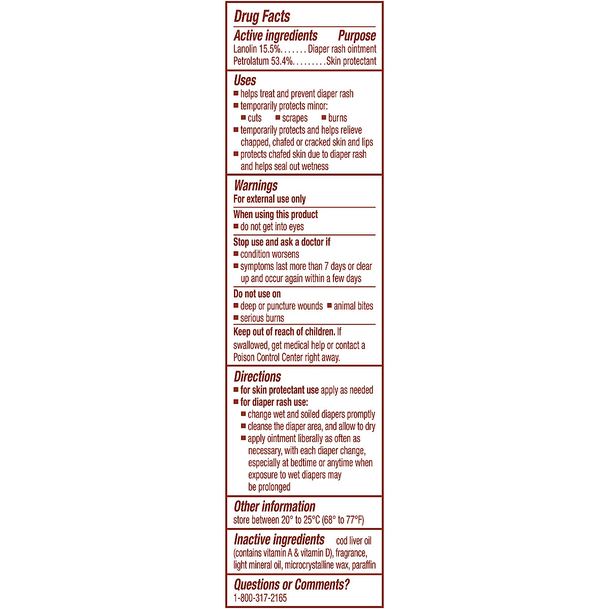 A+D Original Ointment 1.50 oz (Pack of 5)