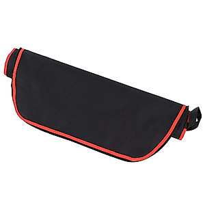 Jadeshay Surfboard Bag, 48x28 Inch Durable Polyester Bodyboard Carry Bag with Side Handle, Double Zipper & External Pocket, Suitable for Surfboard, Boogie Board, Red Stripe