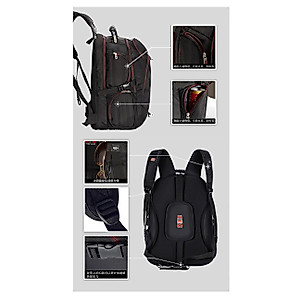 FreeBiz 19 Inch Laptop Backpack Bag, 55L Travel Bag Knapsack Rucksack Hiking School Bookbag