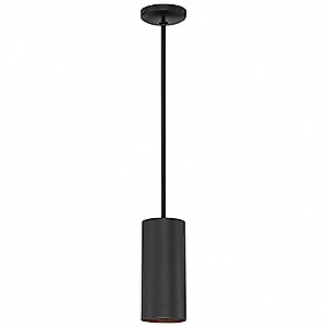 Access Lighting - HI Access 29001LEDDLP-MBL Transitional LED Pendant from Pilson Collection Finish, Matte Black