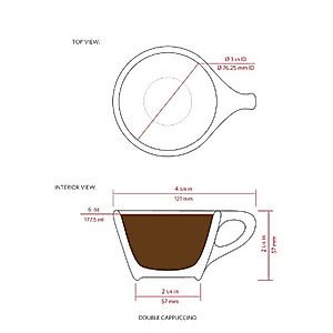 notNeutral LINO Double Cappuccino Set of 6