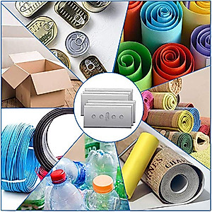 UCEC Retractable Utility Knife Box Cutter Set, 6PCS Cardboard Cutter with 10PCS Blades, Compact, Extended Use for Heavy Duty Office, Home, Arts Crafts, Hobby for Cutting Boxes, Cartons