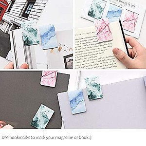 Monolike Magnetic Bookmarks Marble, 6 Pieces