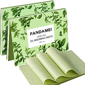 FANDAMEI Oil Blotting Sheets For Face, Oil Blotting Papers For Face, Blotting Paper for Oily Skin, Oil Control Film, Oil Absorbing Sheets For Face, Oil Absorbing Tissues, 200 Counts