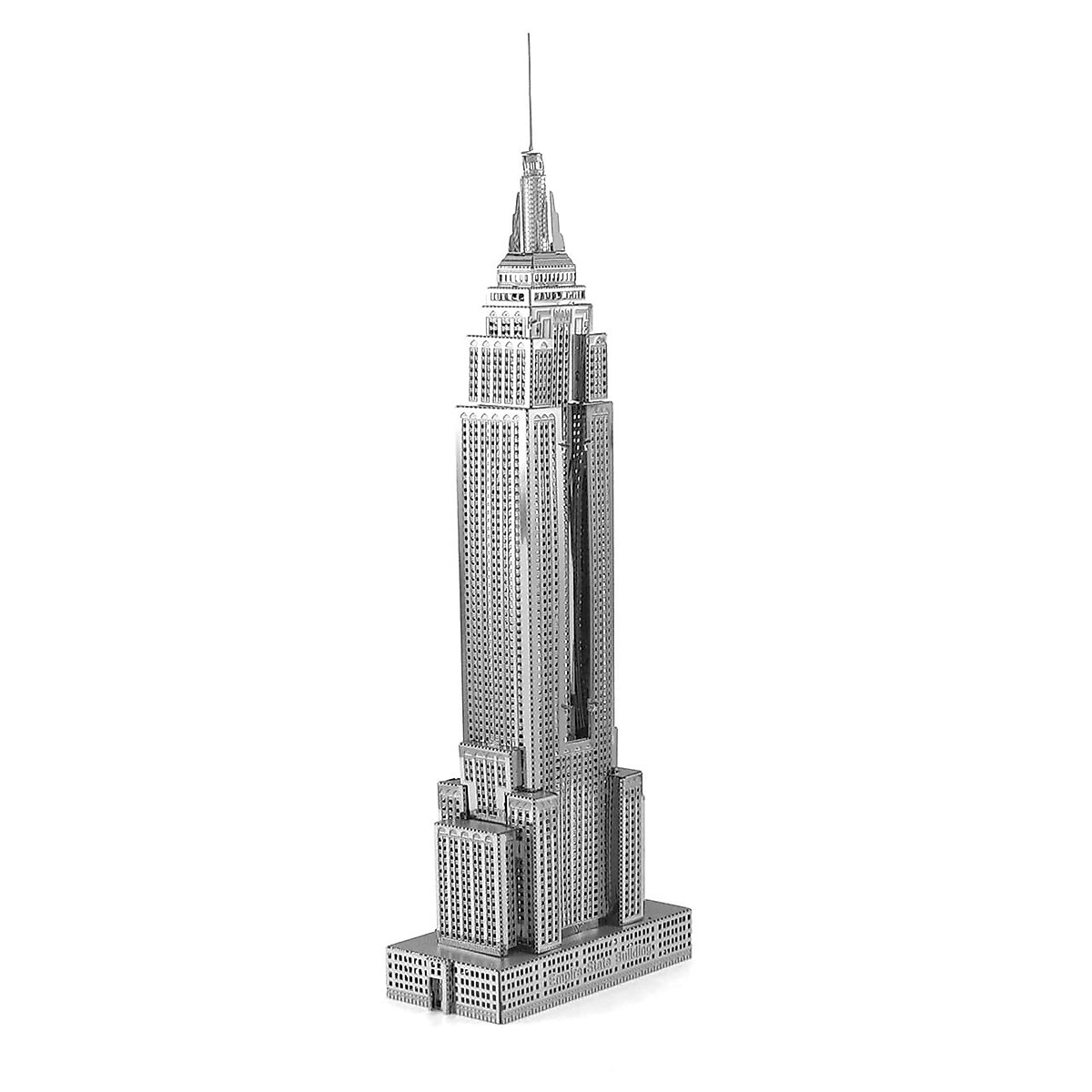 Metal Earth Premium Series Empire State Building 3D Metal Model Kit Bundle with Tweezers Fascinations