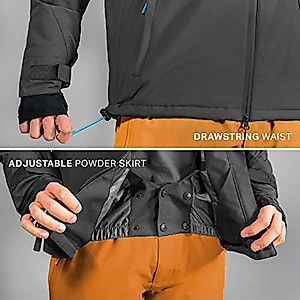 Wildhorn Outfitters Men's Standard Ski Jacket, Stealth, XX-Large