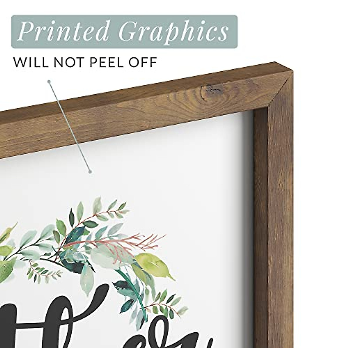 Barnyard Designs Gather Sign Rustic Primitive Country Farmhouse Home Decor Wall Sign 13" x 13”