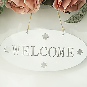 WYSRJ Artificial Flower Swag 30Inch Rose Swag Flowers Wedding Arch Swag Artificial Floral Swag Wreath for Wedding Home Room Garden Lintel Decoration