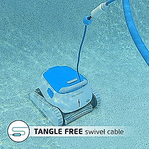Dolphin Proteus DX4 Automatic Robotic Pool Cleaner with Exceptional Cleaning Power, Ideal for Swimming Pools up to 50 Feet