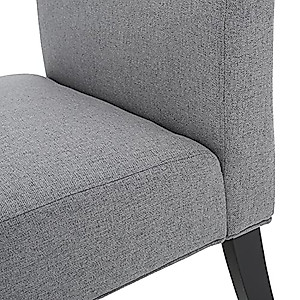 Christopher Knight Home Kassi Fabric Accent Chair, Grey