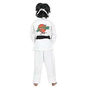 Daniel Karate Kid Costume for Boys Kids Daniel San Costume X-Small
