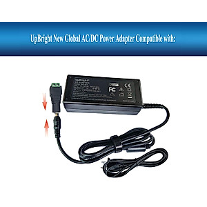 UpBright 15V 6A AC/DC Adapter Compatible with Digitrax DCS100 DB150 DB210 DCS210 DCS240 DB 150 210 DCS 210+ 100 240 PS514 PS615 01 PS715 PS 615 514 715 LocoNet Command Station RC-218 90W Power Supply
