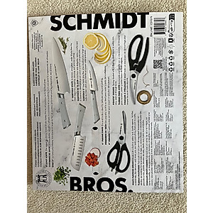 SCHMIDT BROS 5 PPIECE KNIFE AND SHEAR COMBO SET WHITE, ART 1759378