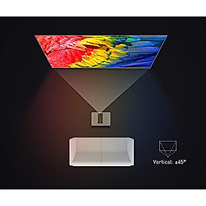 Mini Portable DLP Android Projector Support 4K Decoding WiFi Bluetooth Miracast Airplay Mobile Phone Outdoor Movie